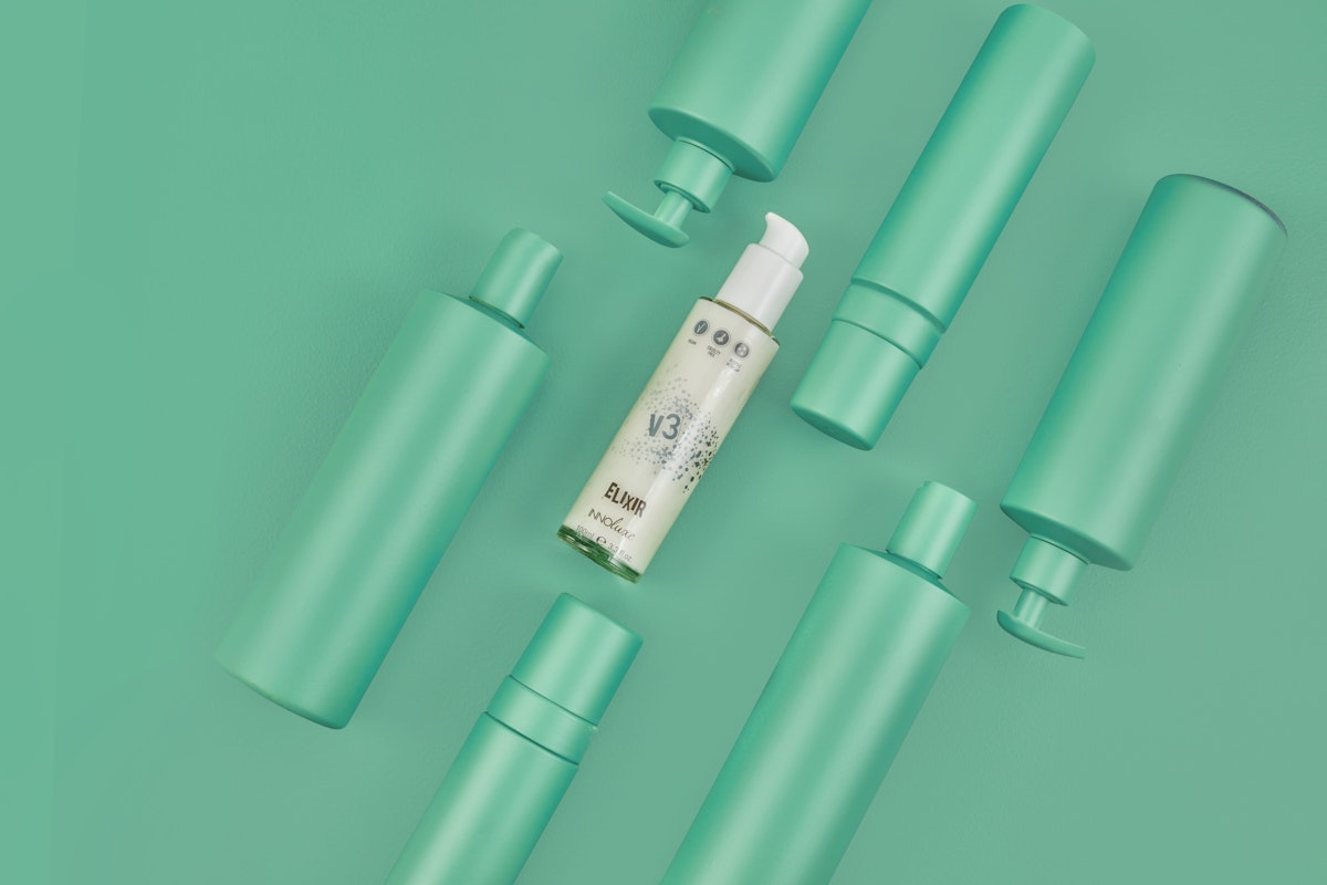 INNOluxe | Our latest V3 products on colourful backgrounds