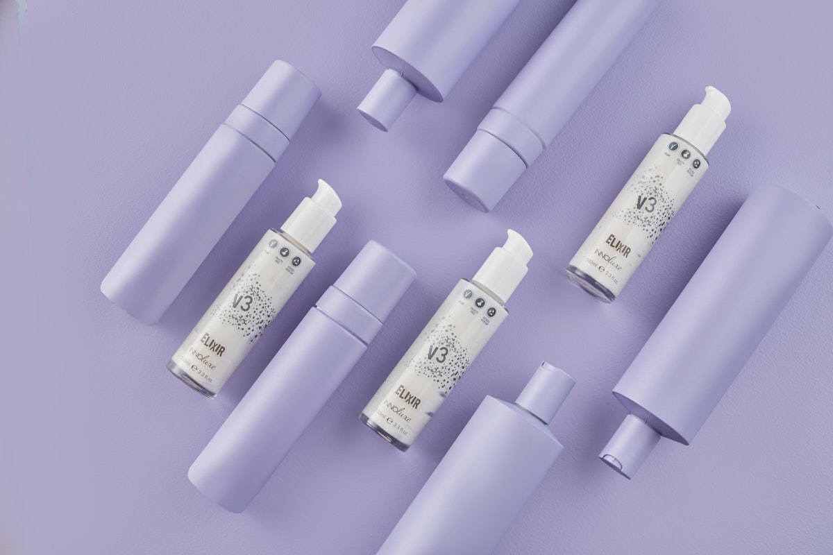 INNOluxe | Our latest V3 products on colourful backgrounds