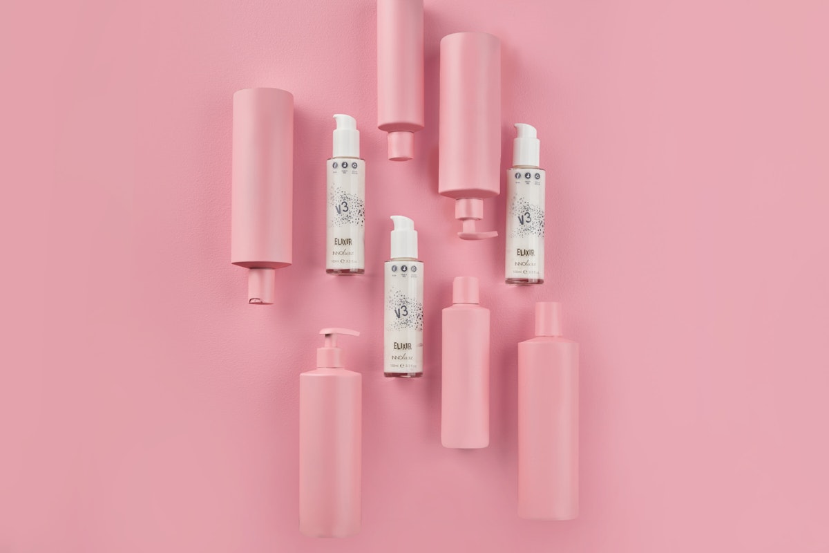 INNOluxe | Our latest V3 products on colourful backgrounds