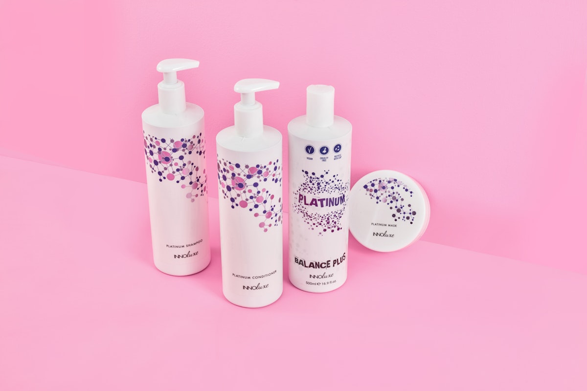 INNOluxe | Our latest V3 products on colourful backgrounds